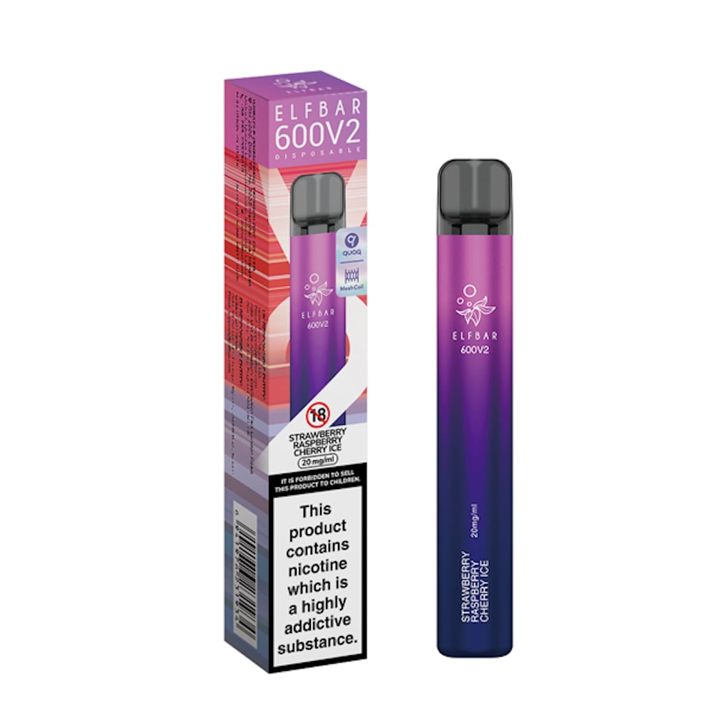 Strawberry Raspberry Cherry Ice Elf Bar v2 | Vapour Depot