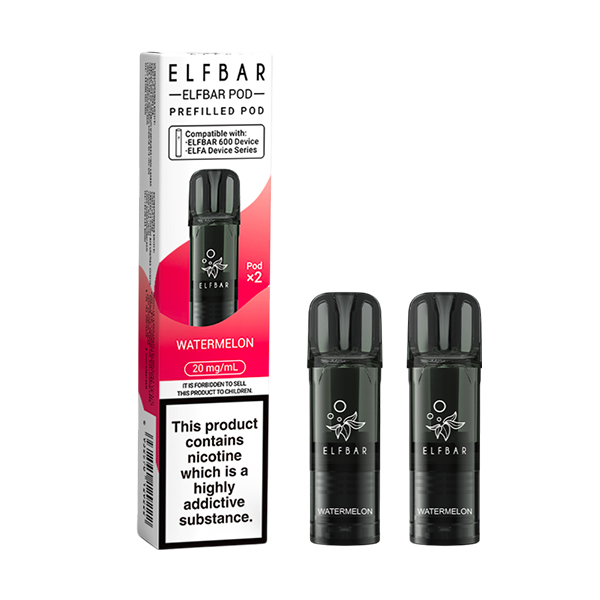Elf Bar 600 Prefilled Pod Refill | 1200 Puffs Per Pack